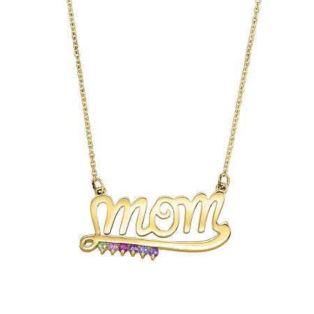 Click here for Personalized Simulated Birthstone Mom Necklace  On... prices