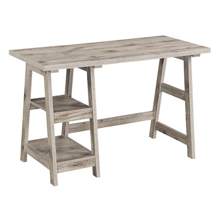 Click here for Booker Trestle Desk  One Size  Brown prices