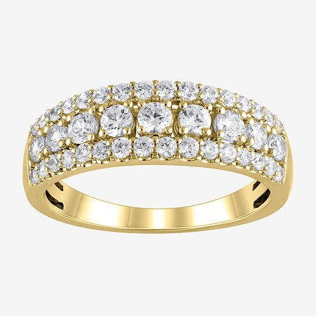 Click here for 1 CT.T.W. Natural Diamond 14K Gold Anniversary Ban... prices