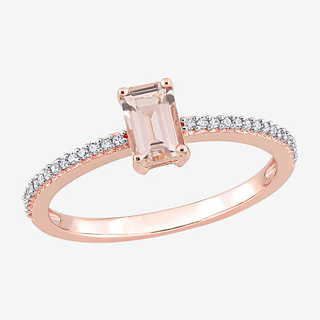 Click here for Womens Genuine Pink Morganite 10K Rose Gold Cockta... prices