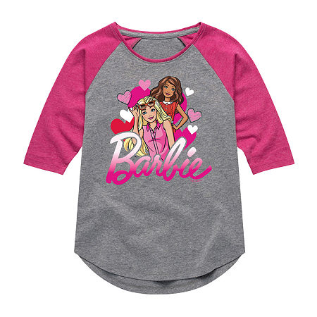 Click here for Little & Big Kid Girls Crew Neck 3/4 Sleeve Regula... prices