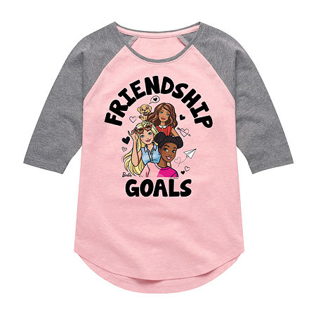 Click here for Little & Big Kid Girls Crew Neck 3/4 Sleeve Regula... prices