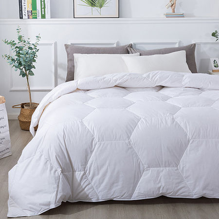 St. James Home Honeycomb Down Alternative Comforter  Full/Queen - White