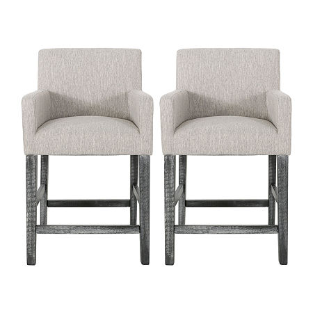 Click here for Armga 2Pc Counter Height Upholstered Bar Stool  On... prices