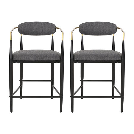 Click here for Elmore 2Pc Counter Height Upholstered Bar Stool  O... prices