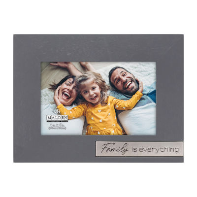 Malden 4"X6" Family Is Everything Tabletop Frame, Color: Gray - JCPenney