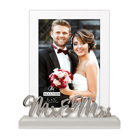 Click here for Malden 5X7 Mr & Mrs Platform Tabletop Frame  One S... prices
