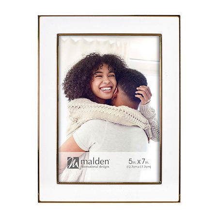 Click here for Malden 5 X 7 Gold With White Epoxy Tabletop Frame... prices