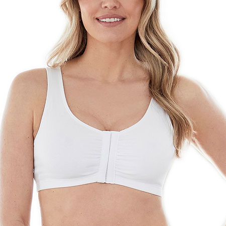 Womens Bestform Cotton Front Close Wire-Free Sports Bra 5006014