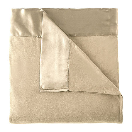 Shavel Micro Flannel All Seasons Year Round Sheet Blanket  Full/Queen - Chino