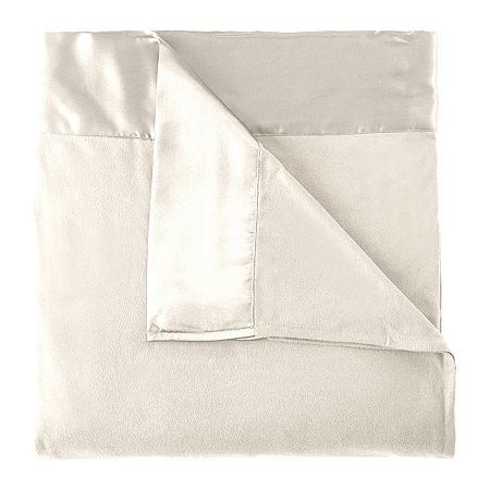 Shavel Micro Flannel All Seasons Year Round Sheet Blanket  Full/Queen - Ivory