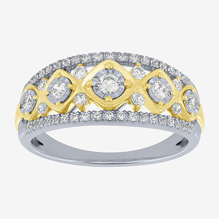 Click here for (H-I / I1) Womens 1/2 CT. T.W. Lab Grown White Dia... prices