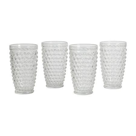 Click here for Martha Stewart Chauncey Hobnail 4-pc. Glass Tumble... prices