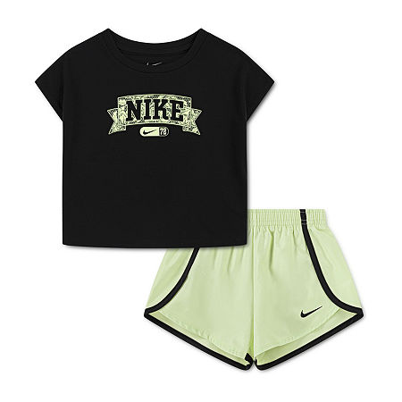 Click here for Nike Toddler Girls 2-pc. Short Set  4t  Green prices