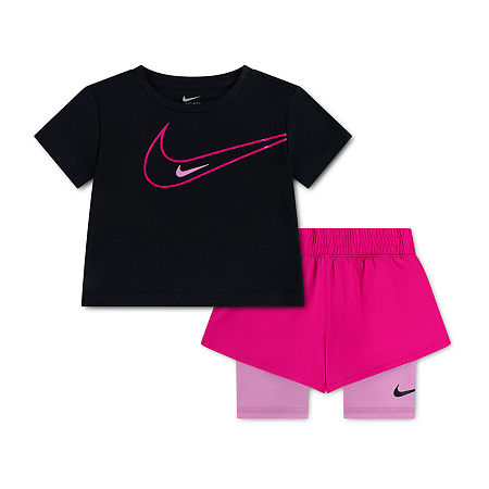 Click here for Nike Toddler Girls 2-pc. Short Set  4t  Pink prices