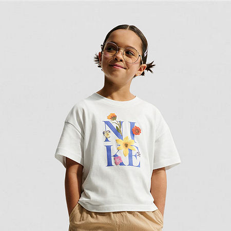 Click here for Nike Girls 7-16 Sportswear Boxy T-Shirt - Summit W... prices