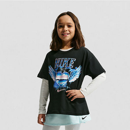 Click here for Nike Big Kid Girls Crew Neck Short Sleeve Regular... prices
