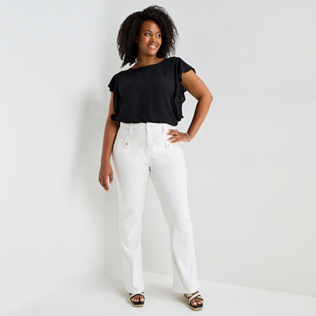 Click here for Liz Claiborne Womens Plus Mid Rise Bootcut Jean  1... prices