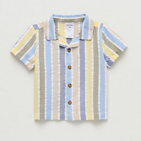 Click here for Okie Dokie Baby Boys Short Sleeve Button-Down Shir... prices