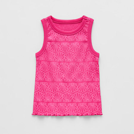 Click here for Thereabouts Little Girls Round Neck Sleeveless Tan... prices
