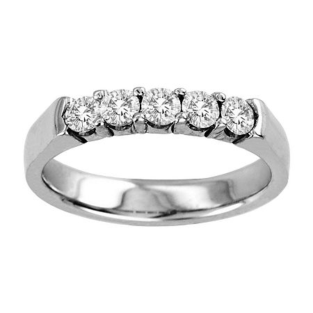 Click here for 1/2 CT.T.W. Natural Diamond Band 14K White Gold  7... prices