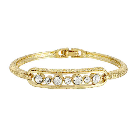 Click here for 1928 Gold Tone Womens Bangle Bracelet  One Size  W... prices