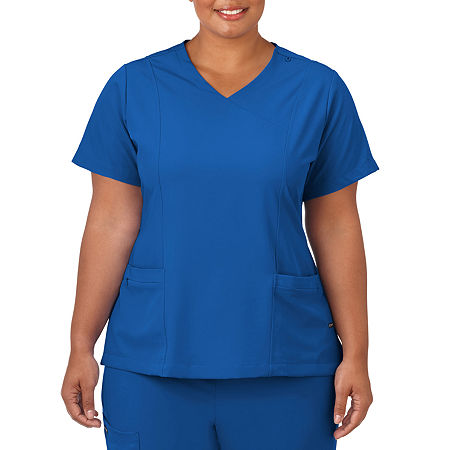 Click here for Jockey 2306 Womens Plus V Neck Short Sleeve Stretc... prices