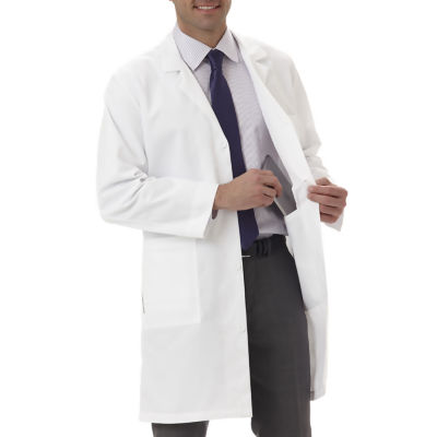 Meta Labwear 1963 38" 6-Pocket Mens Big and Tall Long Sleeve Lab Coat ...