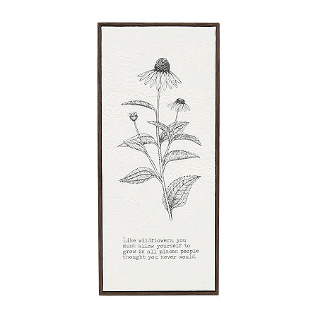 Click here for 8x18 Wildflower Crinkle Cut Wall Sign  One Size  G... prices