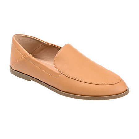 Journee Collection Womens Corinne Slip On Loafers - Tan