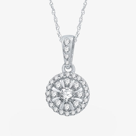 Click here for Womens 1/4 CT. T.W. Natural White Diamond 10K Whit... prices