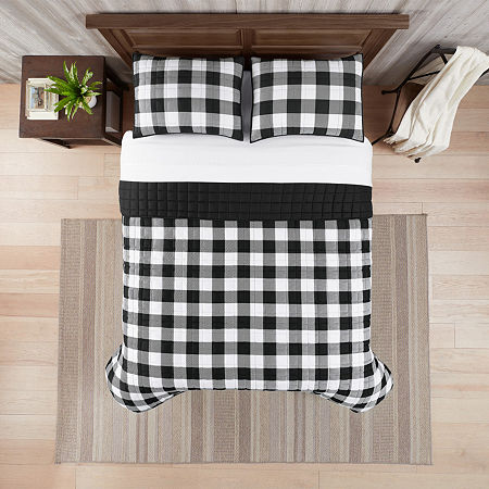 Click here for Serta Alex Quilt Set  One Size  Black prices