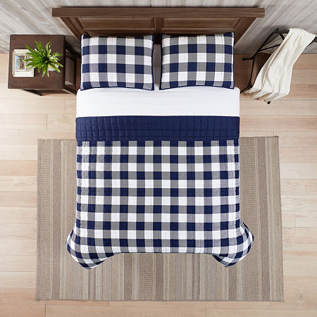 Click here for Serta Alex Quilt Set  One Size  Blue prices