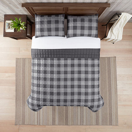 Click here for Serta Alex Quilt Set  One Size  Gray prices