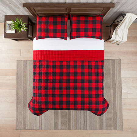 Click here for Serta Alex Quilt Set  One Size  Red prices