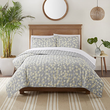 Click here for Serta Ellen Quilt Set  One Size  Gray prices