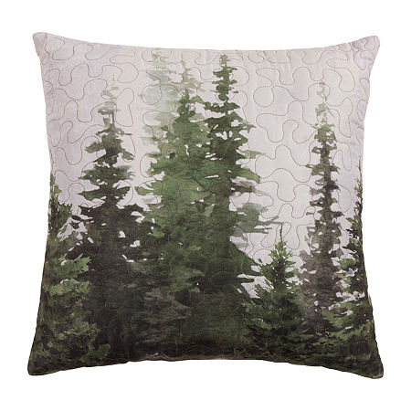Donna Sharp Bear Panels Tree Decorative Pillow  18 x 18 - Multi