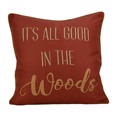 Click here for Donna Sharp Good In The Woods Square Throw Pillow... prices