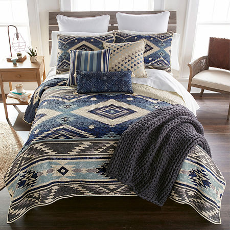 Donna Sharp Desert Hill 3-Piece Prewashed Quilt Set  Queen - Multi