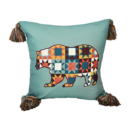 Click here for Donna Sharp Northern Lights Bear Square Throw Pill... prices