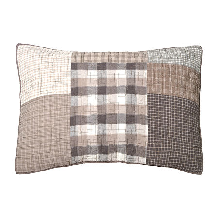 Click here for Donna Sharp Smoky Square Pillow Sham  One Size  Gr... prices