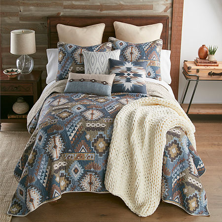 Click here for Donna Sharp Tohatchi 3-pc. Quilt Set  One Size  Bl... prices