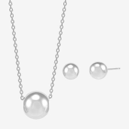 Click here for Made in Italy Womens Sterling Silver Round 2-pc. J... prices