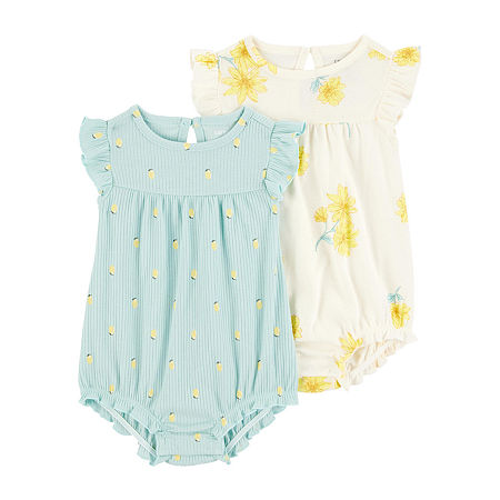 Click here for Carters Baby Girls Round Neck Sleeveless Rib 2-pc.... prices