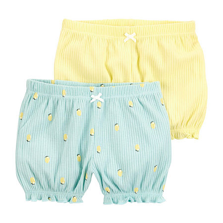 Click here for Carters Baby Girls 2-pc. Pull-On Short  Newborn  Y... prices
