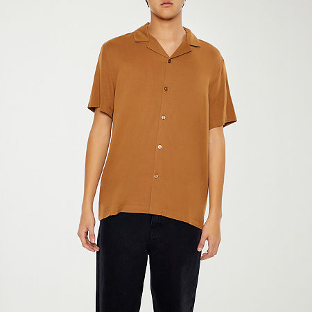 Click here for Forever 21 Mens Short Sleeve Button-Down Shirt  Sm... prices