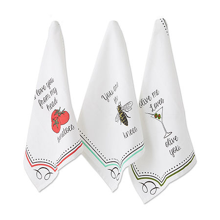Click here for Design Imports Love You 3-pc. Dish Towel Set  One... prices