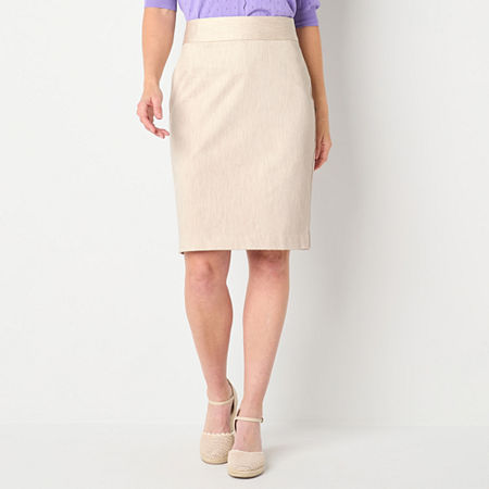 Click here for Liz Claiborne Womens Pencil Skirt  6  Beige prices