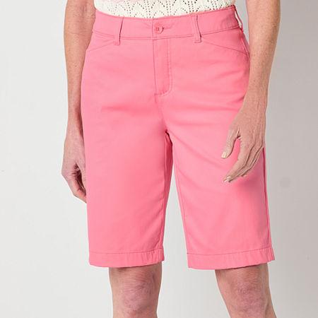 Click here for St. Johns Bay Womens 11 Mid Rise Bermuda Short  18... prices