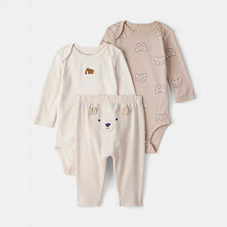 Click here for Carters Baby Boys 3-Piece Bear Print Long-Sleeve B... prices